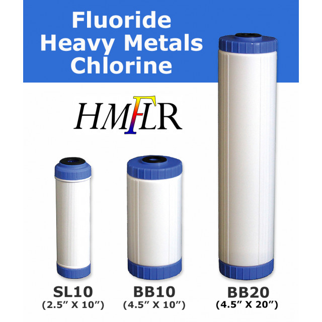 Fluoride, Arsenic & Heavy metals, chloramine Removal Water Filter